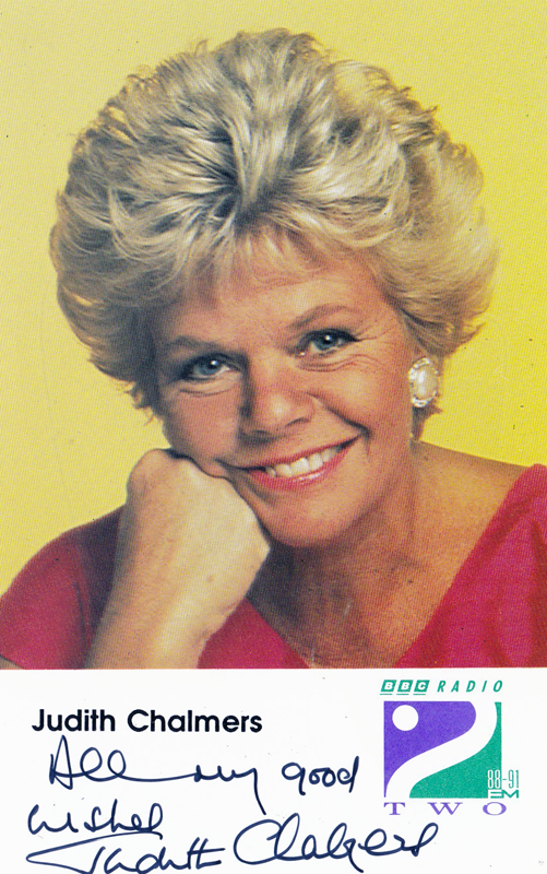 Chalmers, Judith - Showreel